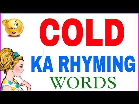 Cold ka rhyming word | Rhyming words of Cold | Cold rhyming words