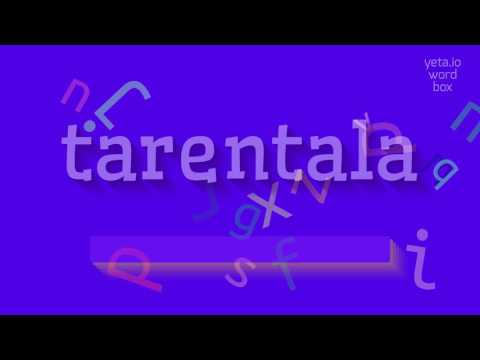How to say "tarentala"! (High Quality Voices)