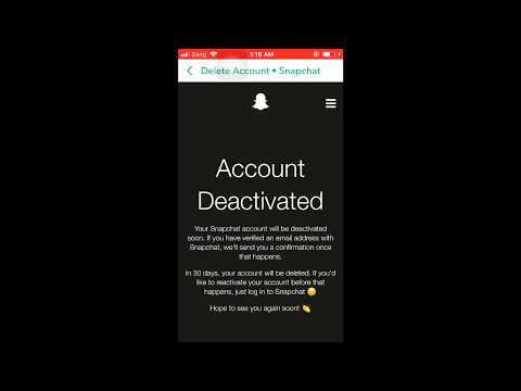 How To Delete Snapchat Account on iphone :)