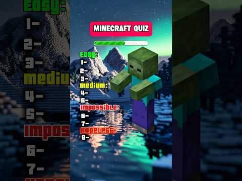 Think You're a Minecraft Mob Expert? Name These Mobs! #shorts #quiz #trivia #minecraft