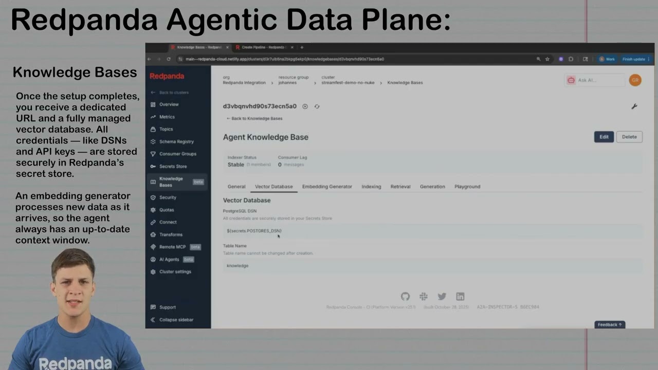 Redpanda Agentic Data Plane: Knowledge Bases
