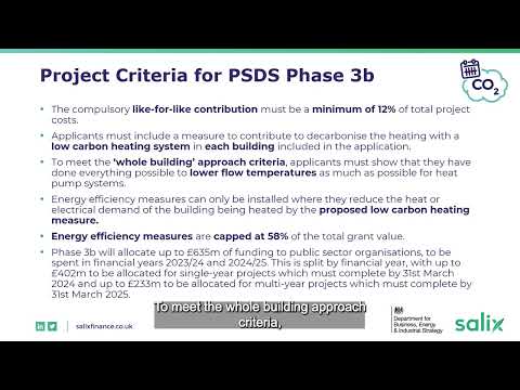 PSDS Phase 3b Project Criteria guidance video