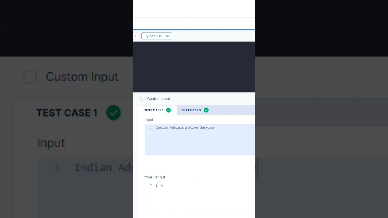 Acronym in Python ❤️🤯 #shorts  #trending #trending #python #nxtwave #ccbp4 #yt #ytshorts #acronym