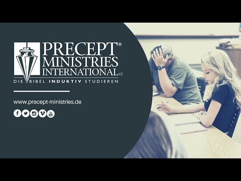 Precept Ministries International e.V. – Christsein entdecken