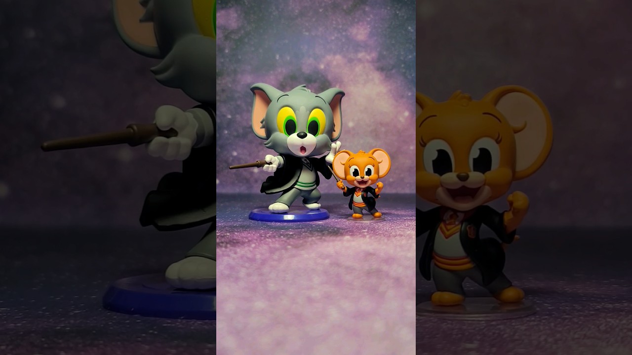 TOM AND JERRY IN HARRY POTTER ROBES! WARNER BROS 100TH ANNIVERSARY EXCLUSIVE MASH UP!