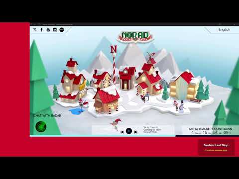 Santa Tracker Countdown 2024 - LIVE -