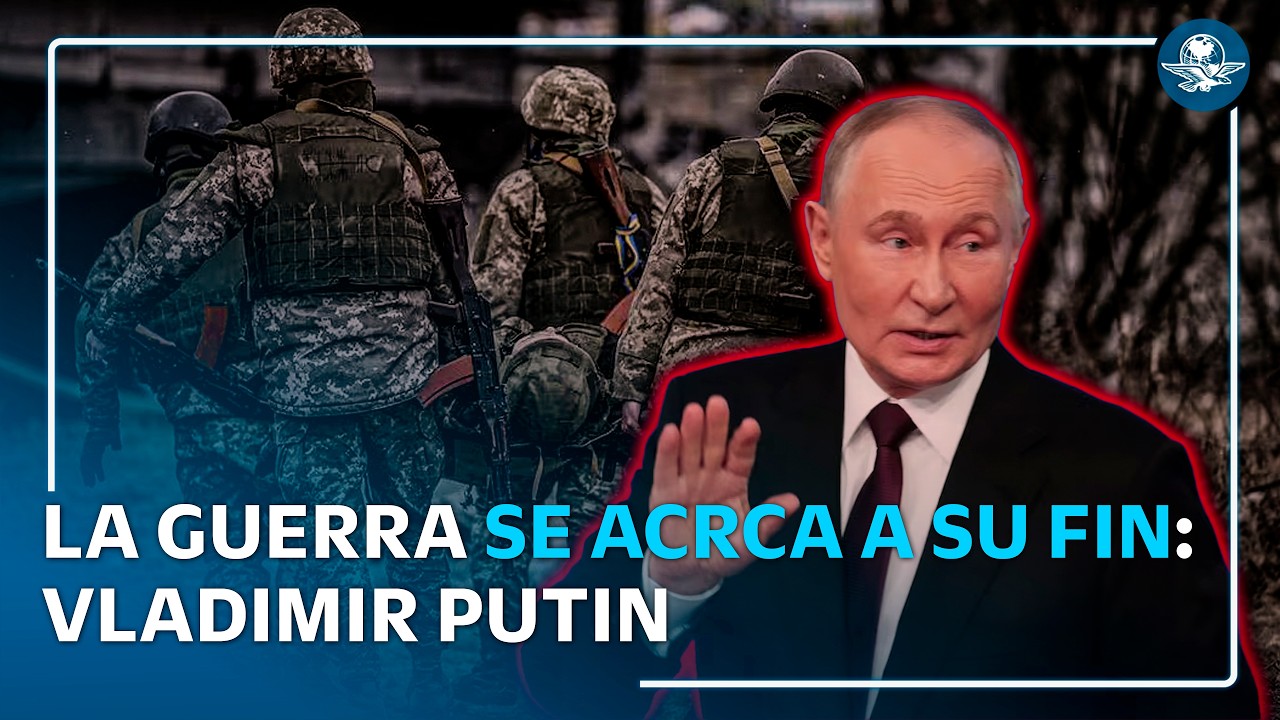 Putin asegura que la guerra en Ucrania “se acerca a su fin”