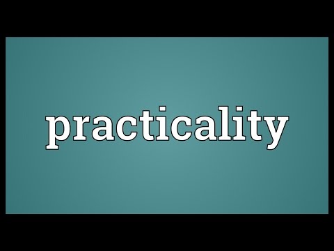 Practicality Meaning