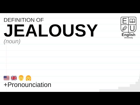 JEALOUSY meaning, definition & pronunciation | What is JEALOUSY? | How to say JEALOUSY