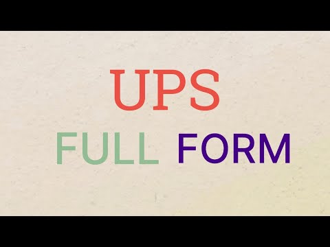 UPS full form | full form of UPS | full form in UPS hindi