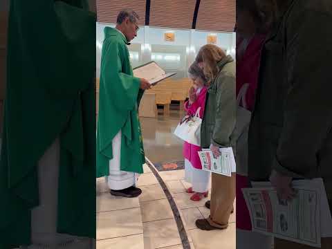 Mater Dei Catholic Church getting blessed for our 27th wedding anniversary which was 14 February