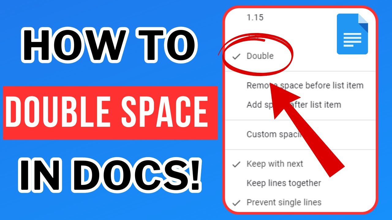 How to double space in google docs (Step By Step) 2025