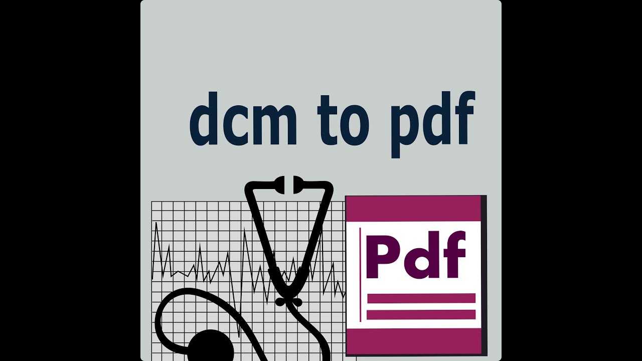 Dcm To Pdf