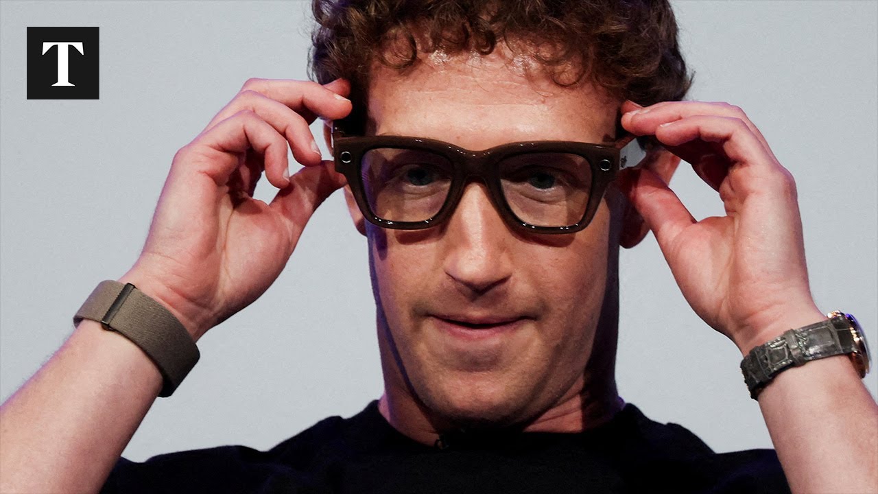 Zuckerberg Demos New Meta Glasses With Built-In Display