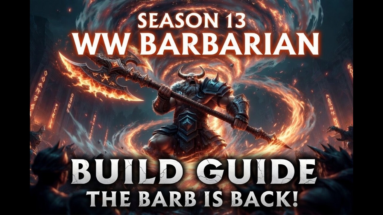 Slicin Through Em Like Butter! The Barb is Back! S13 PD2 Whirlwind Barbarian Mini Guide and Demo