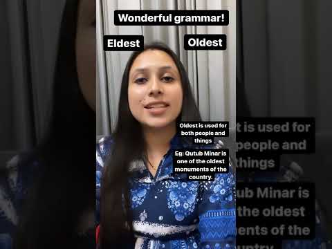 The difference between oldest and eldest #englishgrammar #grammartips #canada🇨🇦 #canadapr
