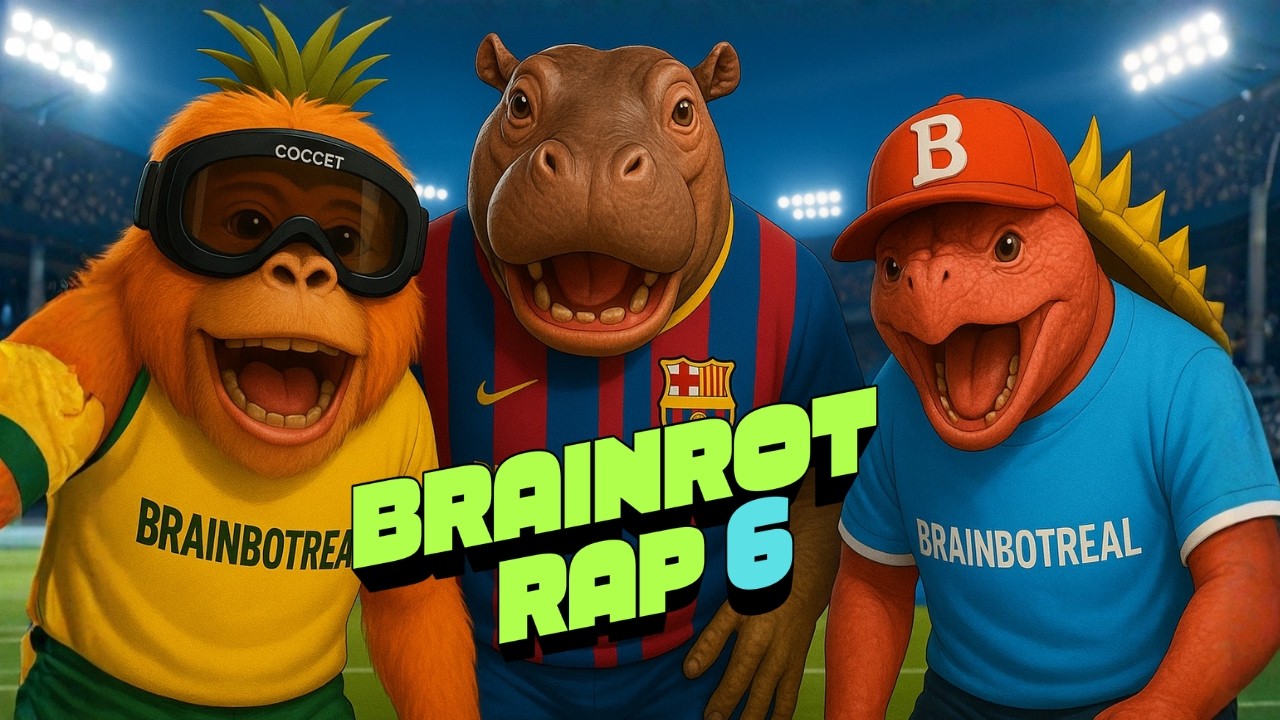 BRAINROT RAP - Brainrot Football Music ( Official Music Video) | BRAINBOT REAL