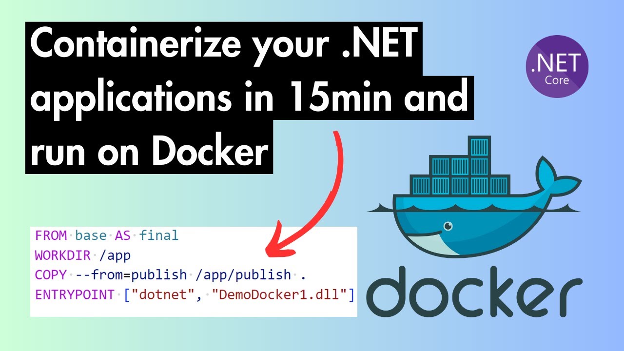 .NET + Docker Tutorial | Containerize, Build & Run Your App