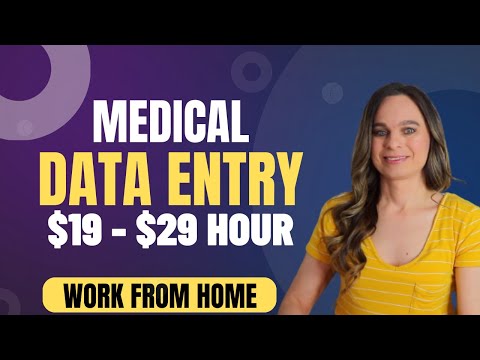 Medical Data Entry Remote Work From Home Job | $19 To $29 Hour With No College Degree Needed | USA