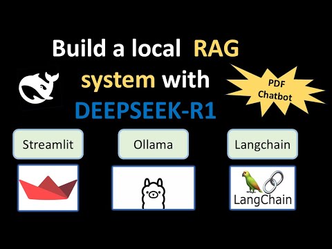 Build A RAG system with DeepSeek R1, Ollama, Langchain | Chat with PDFs | 100% local