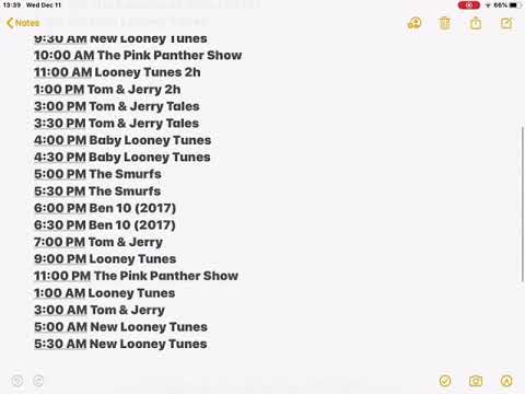 Boomerang Retro TV Schedule December 9th 2019 - January 13th 2020