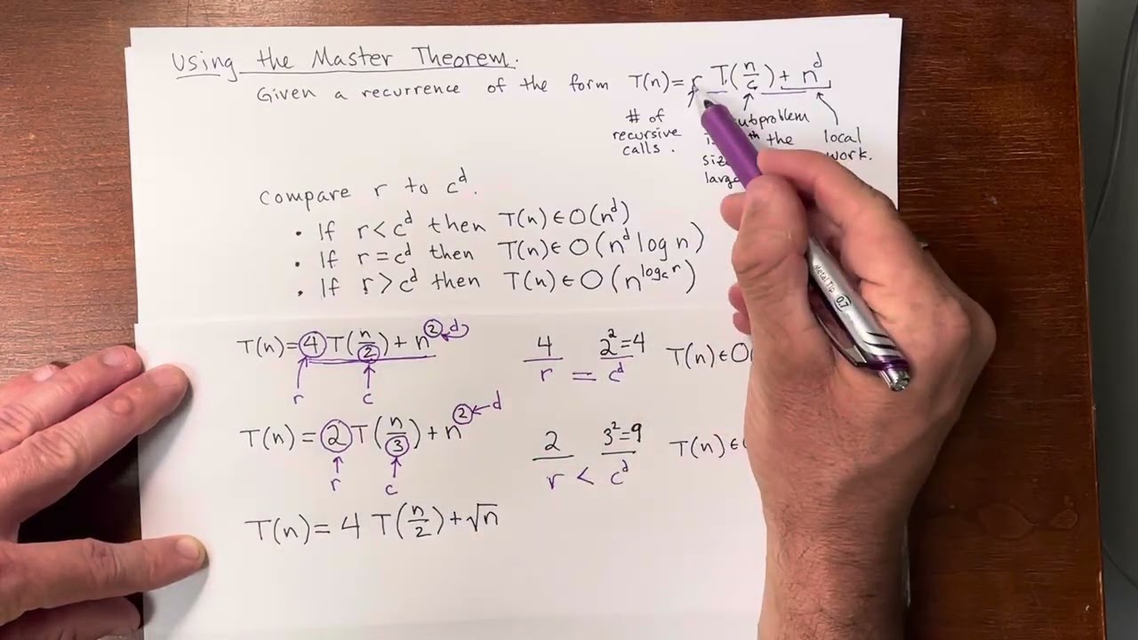 Using the Master Theorem
