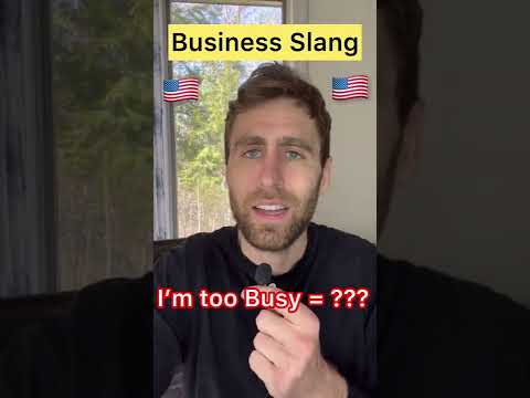 Super EASY American Slang for Business #shorts