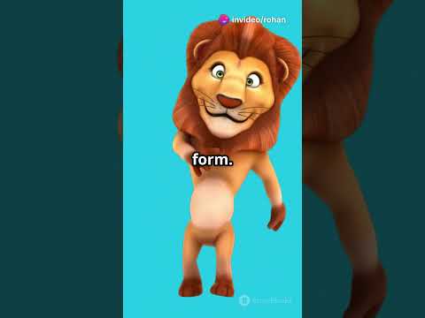 Lion 2D Animation🔥🦁 #animation #facts #lion #animals