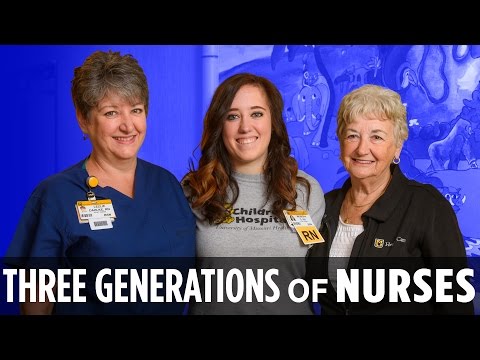 Three Generations of Nurses (MU Children's Hospital)