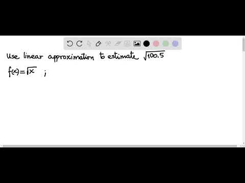 Use a linear approximation (or differentials) to estimate the given number. √(100.5)