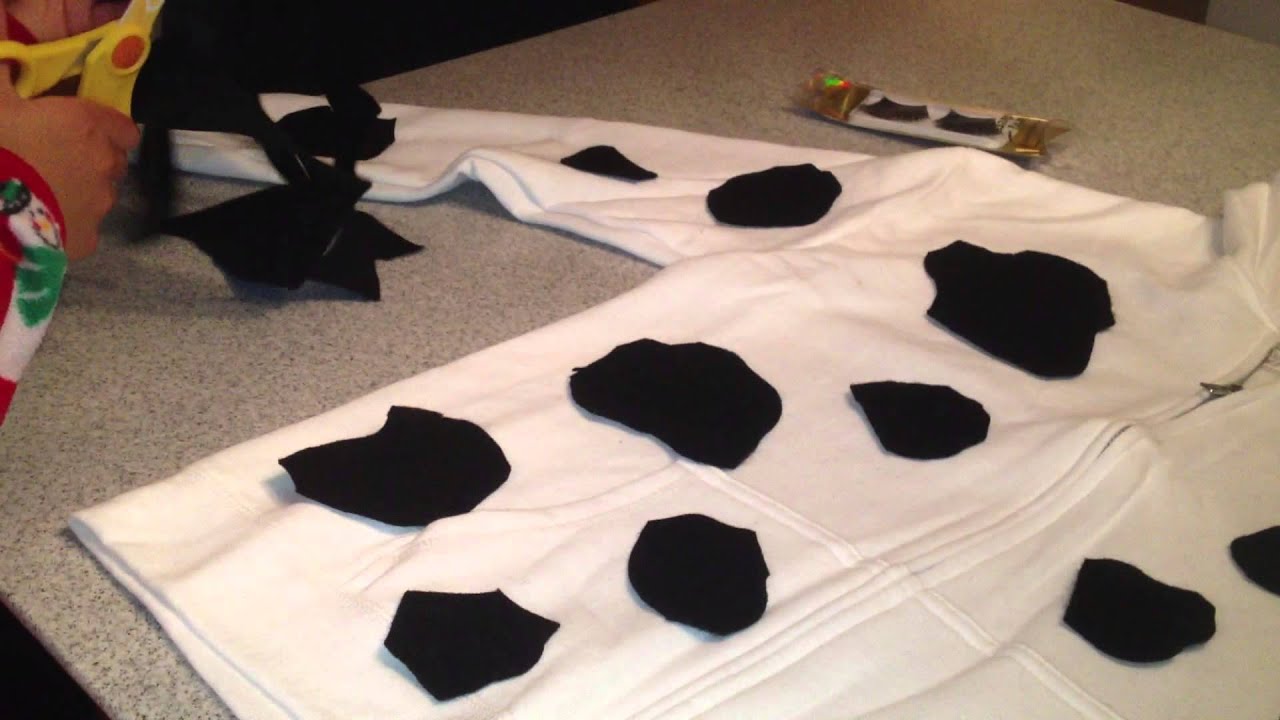 How to Make a Cow Costume ~ DIY ~ by The Frugalnista