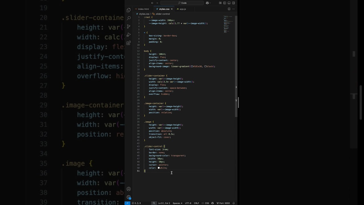 Create this AWESOME Image Carousel - HTML, CSS & JS!