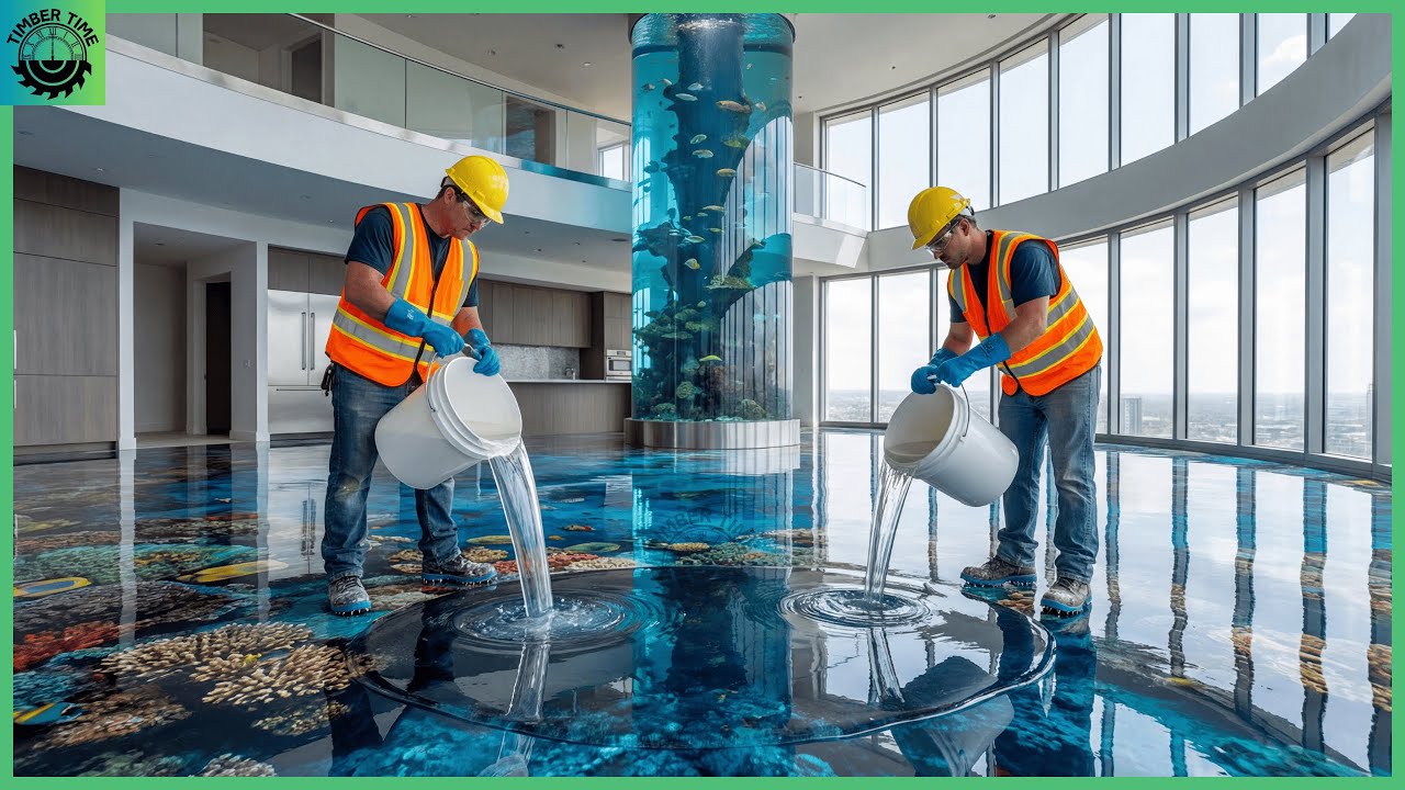 Top 7 Beautiful Epoxy Floors Featuring Resin Pours for Luxury Interiors