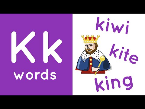 Words starting with K | phonics | initial sound