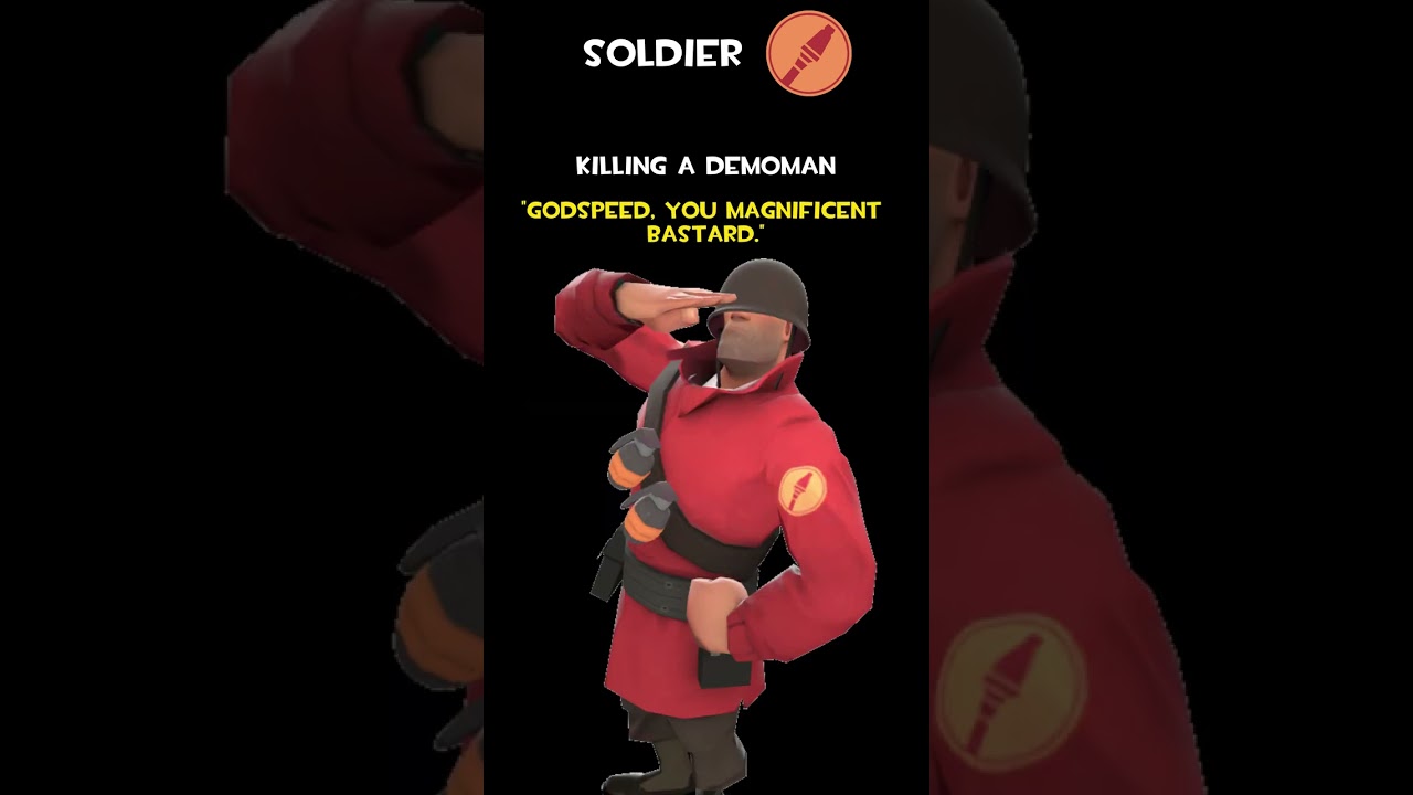 Soldier | Killing A Demoman | Soldier Voice Lines