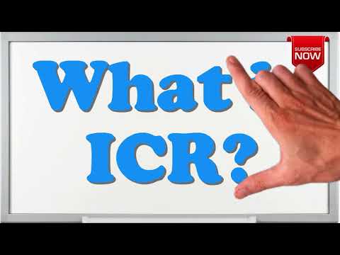 What is the full form of ICR?