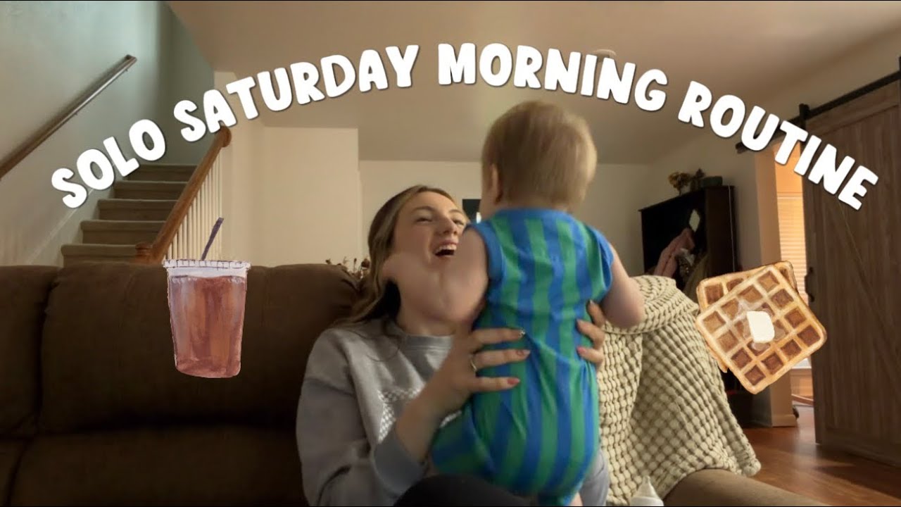 Solo Parenting with 4 Kids… My Real Saturday Morning Routine #motherhood #soloparent #morningroutine