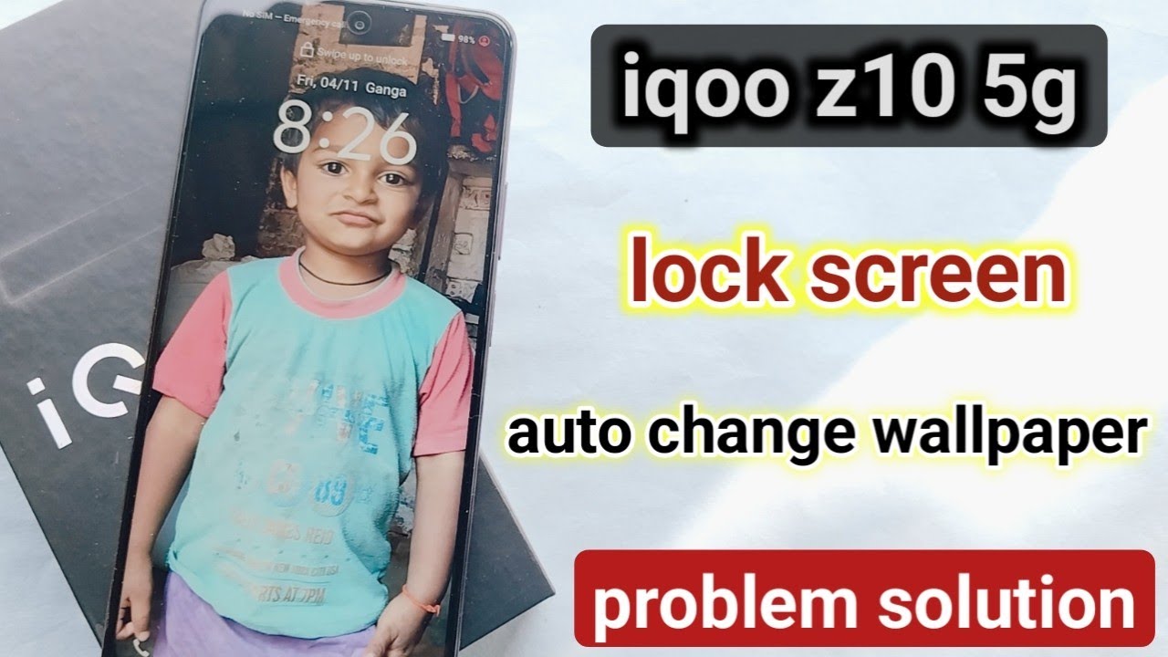 Iqoo z10 5g screen lock auto change wallpaper problem | iqoo z10 5g lock screen wallpaper change