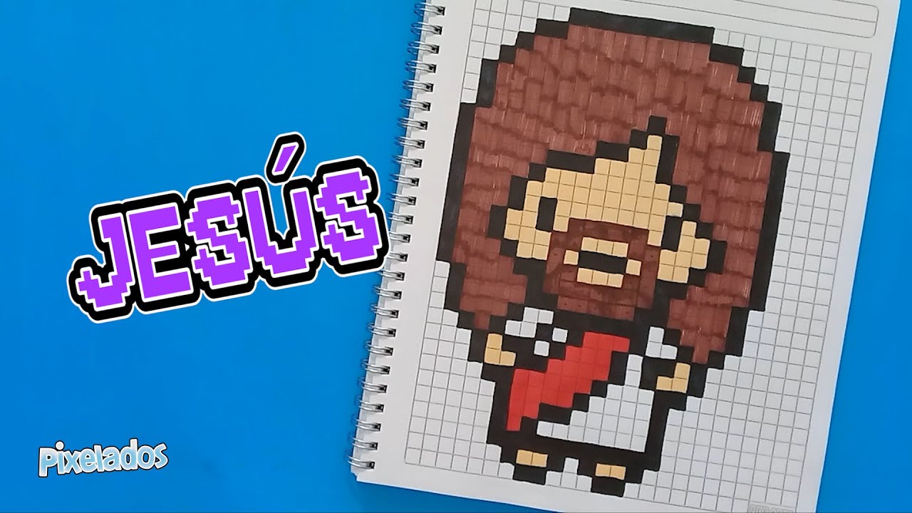 HOW TO DRAW JESUS ​​IN PIXEL ART - PIXELADOS