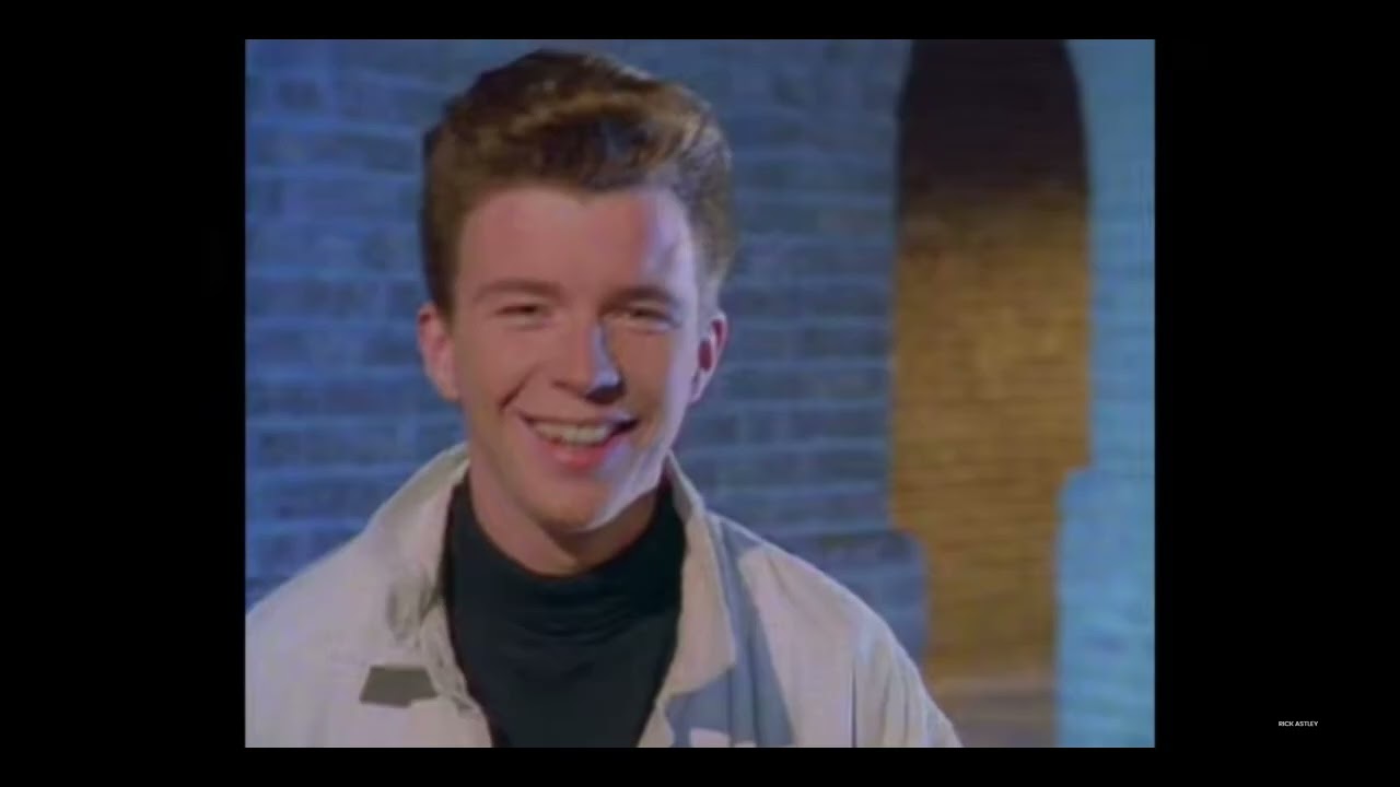 Rickroll, but in 2x speed.