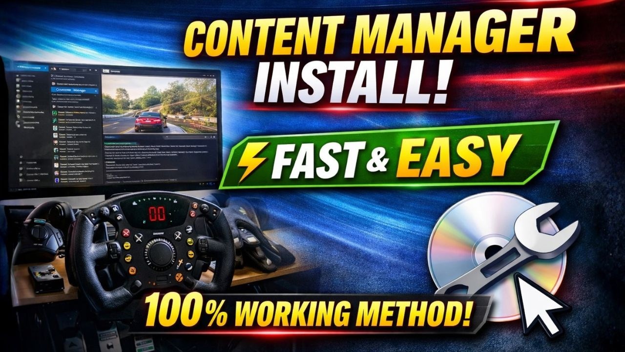 How to Install Content Manager for Assetto Corsa (2026 Easy Setup Guide)