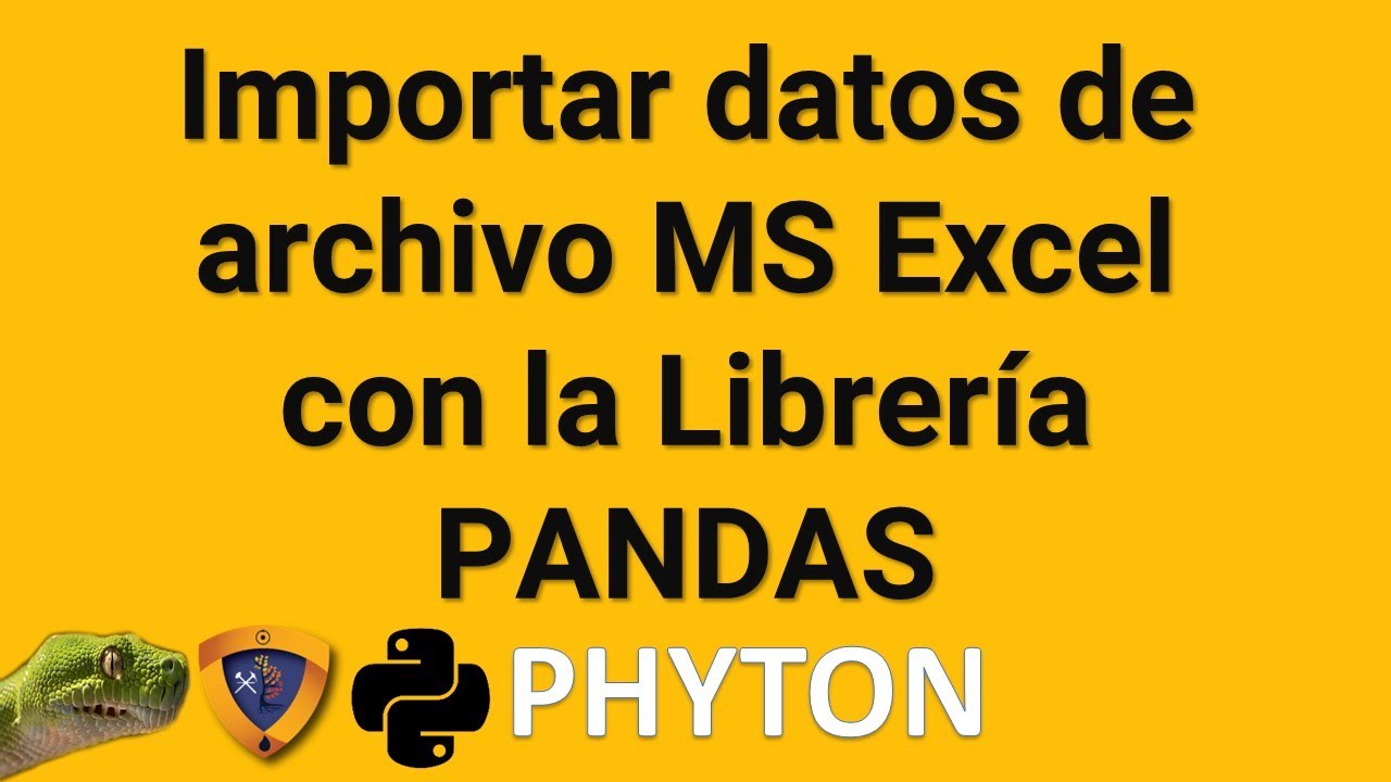 Importar datos de archivo Excel con Pandas y Numpy (Python)