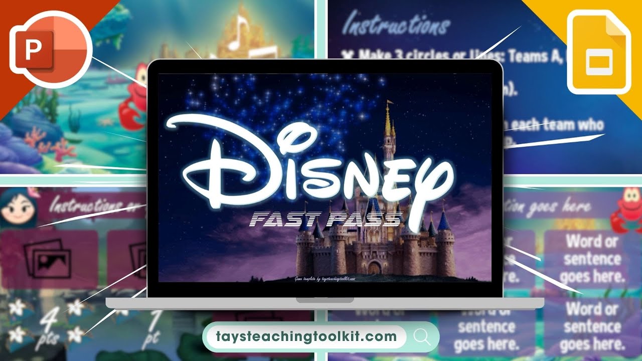 DISNEY FAST PASS | Free PowerPoint & Google Slides Game for ESL, EFL, and Foreign Languages