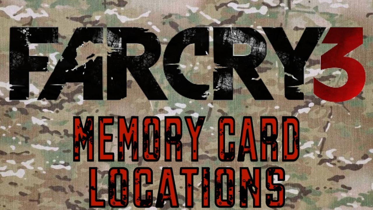 Far Cry 3 - All Memory Card Locations!