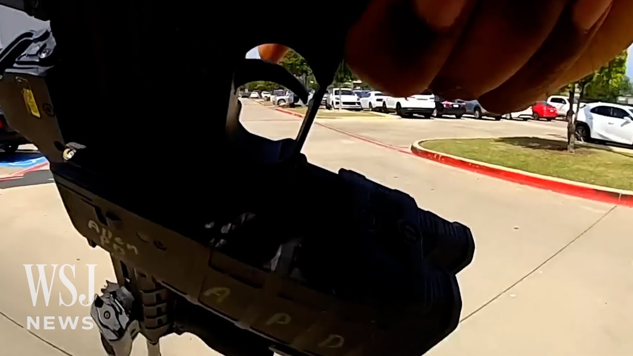 Watch: Body-Cam Footage Shows Officer Responding to Texas Mall Shooting | WSJ News