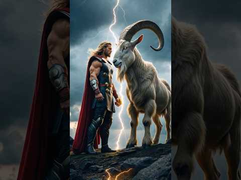 The GOAT Thor Rides The Mystic Goat from Asgard! | Thor + Mystic Goat Fusion – The Thunder Beast!