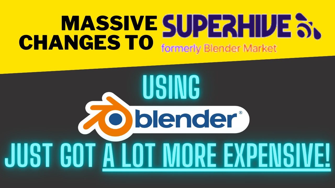 Using Blender Just Got A Lot More Expensive - Massive Changes To Superhive Market