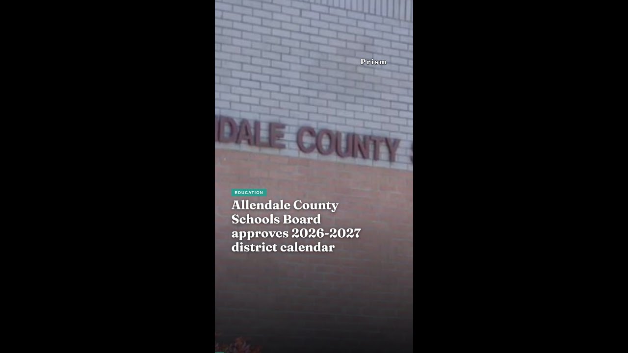 Allendale County Schools Board approves 2026-2027 district calendar
