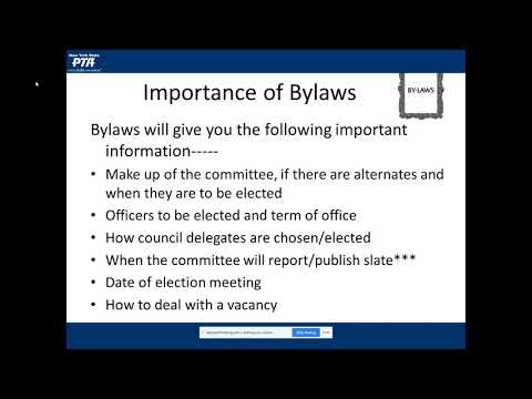 Leadership Webinar - Nominations and Elections - 2/28/19
