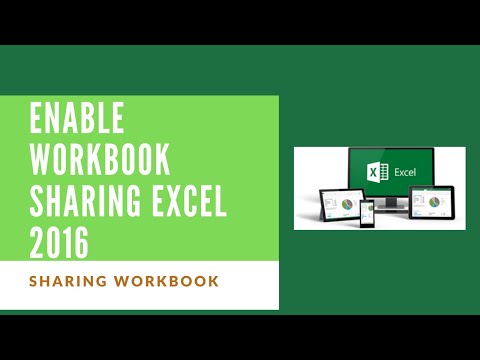 How to enable workbook sharing in Excel 2016 | 2019
